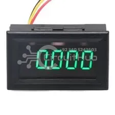 0-100V DC Panel Mount Digital Voltmeter 4.5V-35V DC Input – 2 Wire ...