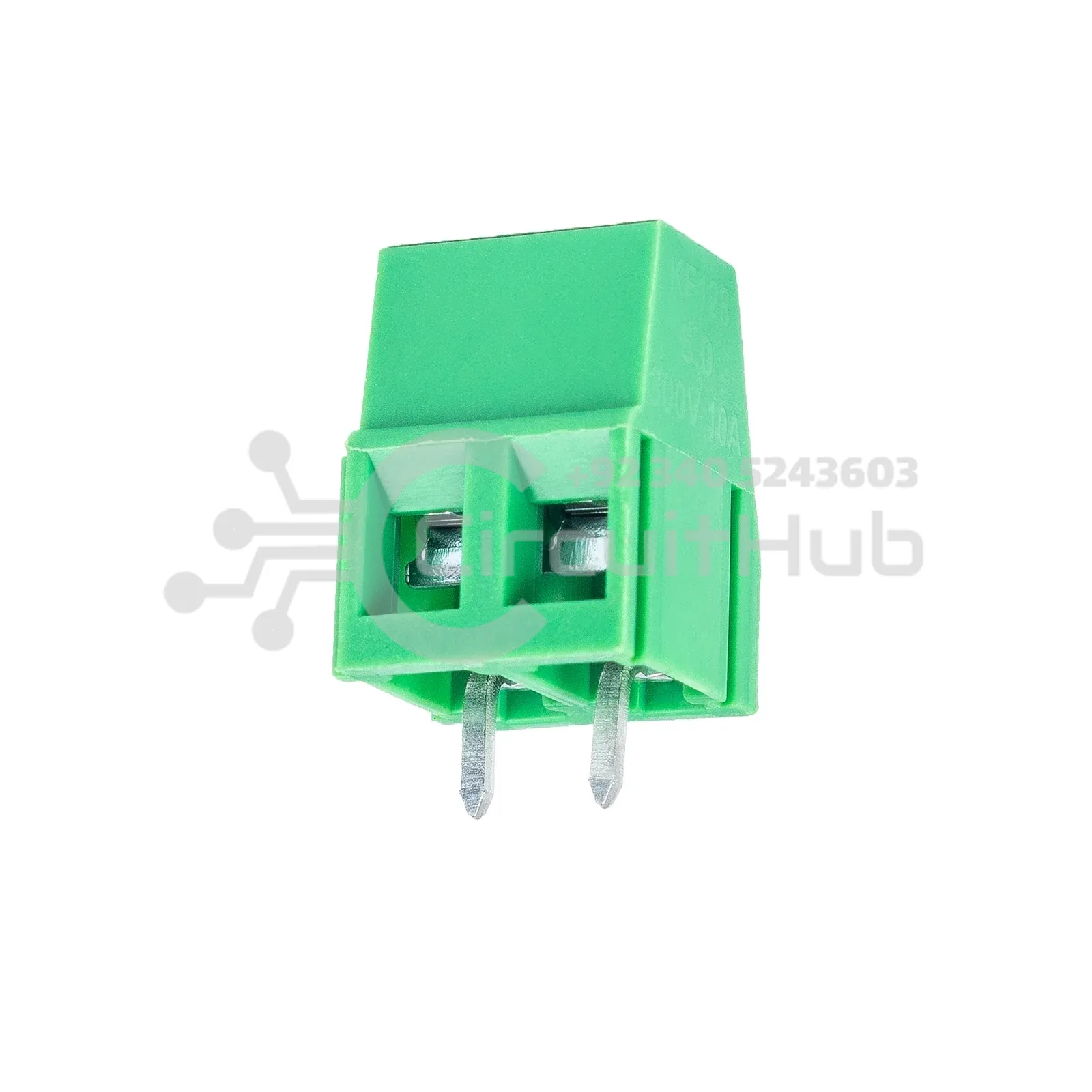 2 Pin 5mm Pitch PCB Mount Screw Terminal Block Connector 250V 8A ...