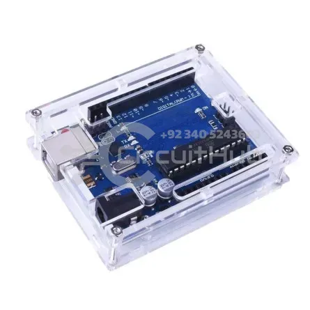 Arduino Uno R3 Enclosure ABS Transparent Acrylic Case | CircuitHub