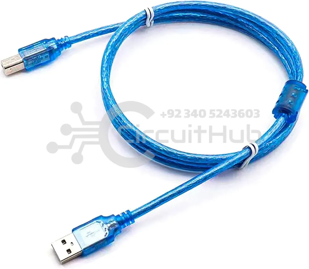 Arduino UNO Rev3 USB 2.0 Cable Type A/B | CircuitHub