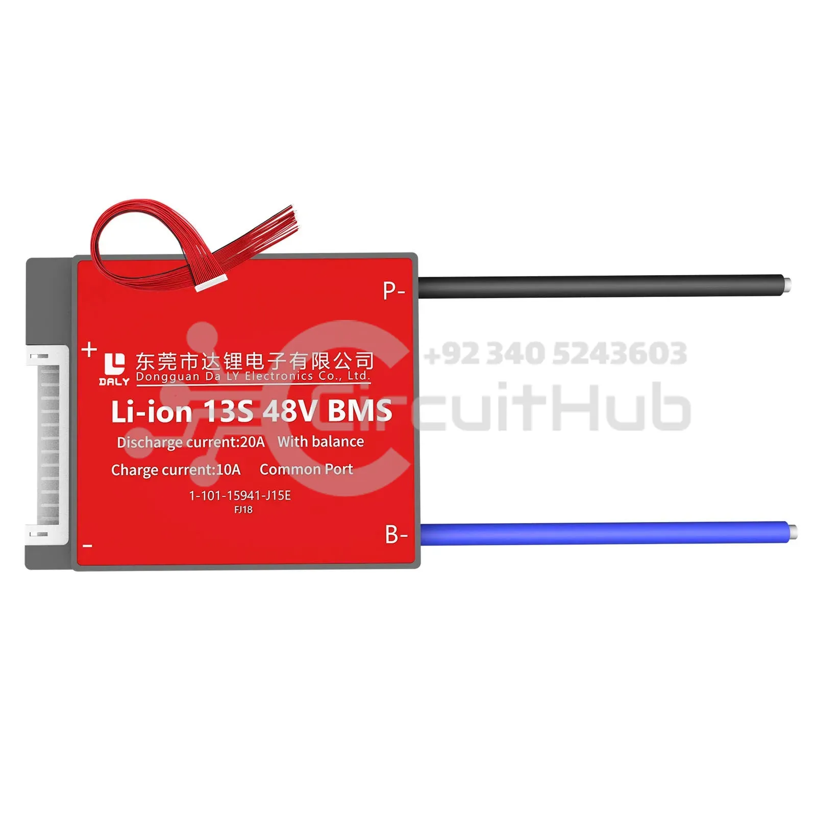 DALY BMS Li-ion 13S 48V 20A BMS Battery Management System for 18650 ...