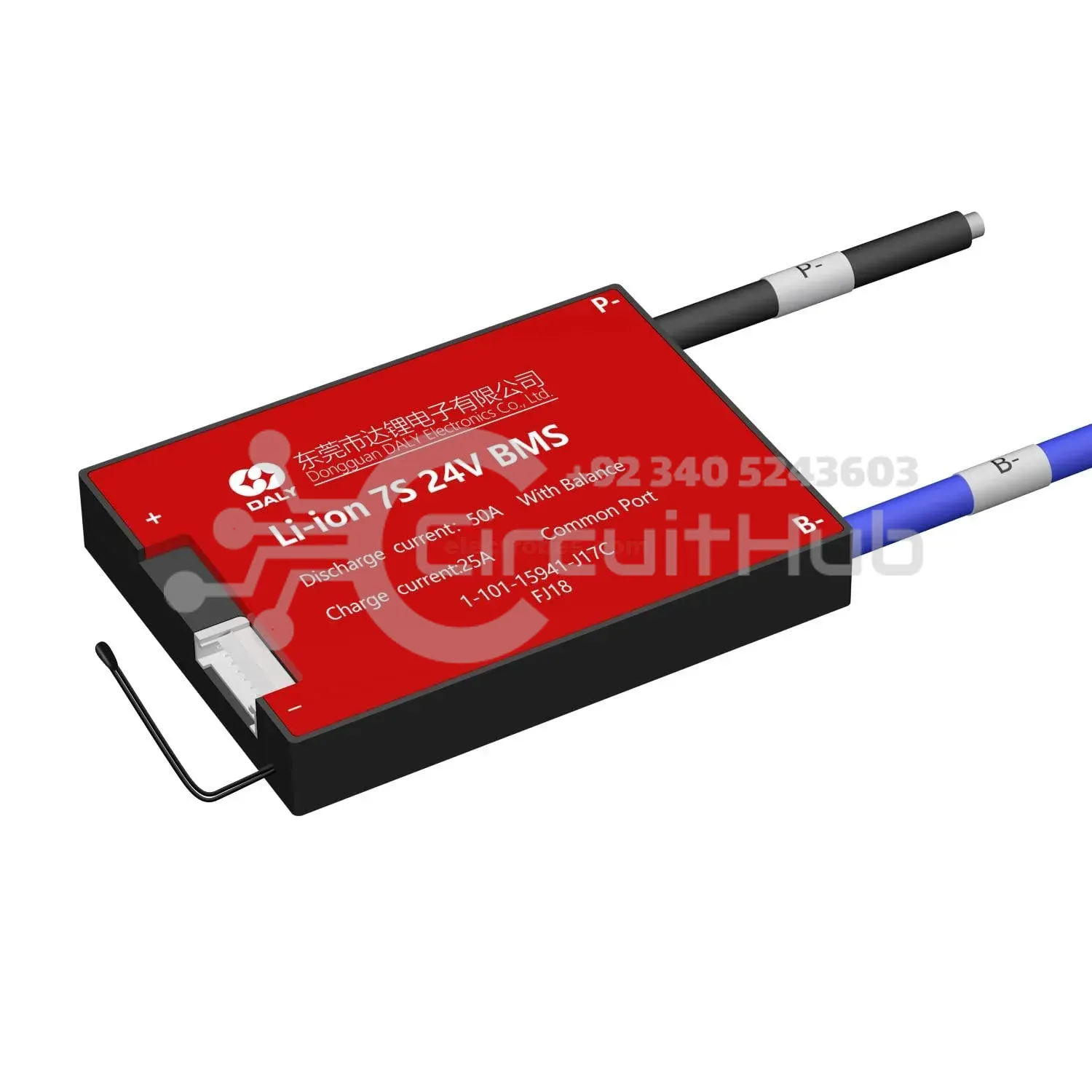 DALY BMS Li-ion 7S 24V 20A BMS Battery Management System for 18650 ...