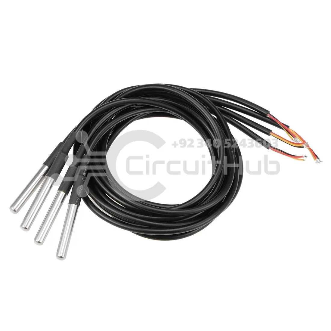 DS18B20 Temperature Sensor Waterproof Digital Thermal Probe Temp Sensor ...