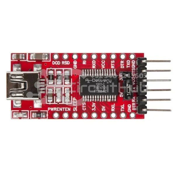 FT232RL 3.3V 5.5V FTDI USB to TTL Serial Adapter Module for Arduino Mini Port | CircuitHub