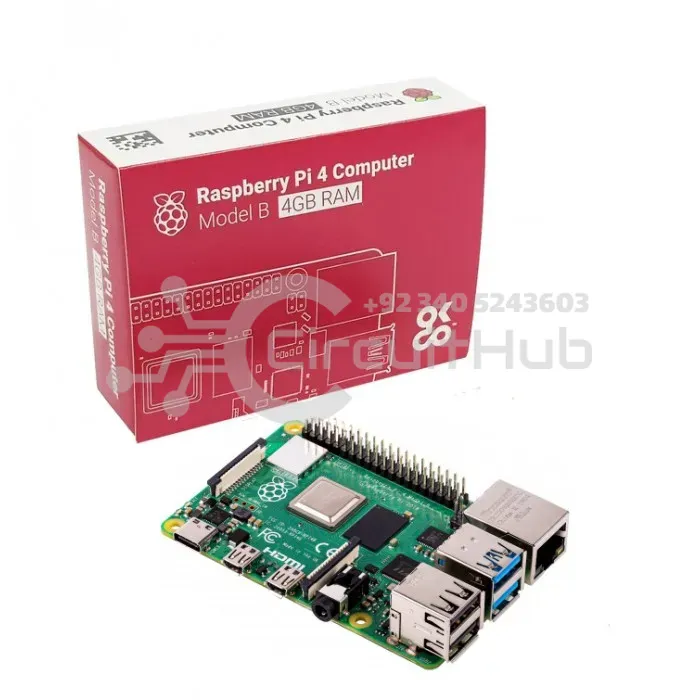 Raspberry Pi 4 model B 4GB Computer Development Board | CircuitHub